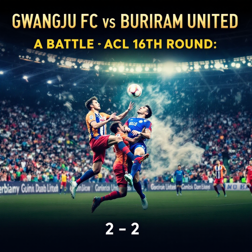광주 FC vs 부리람 유나이티드: ACLE 16강 향한 운명의 한 판 승부 - IT AI Totality