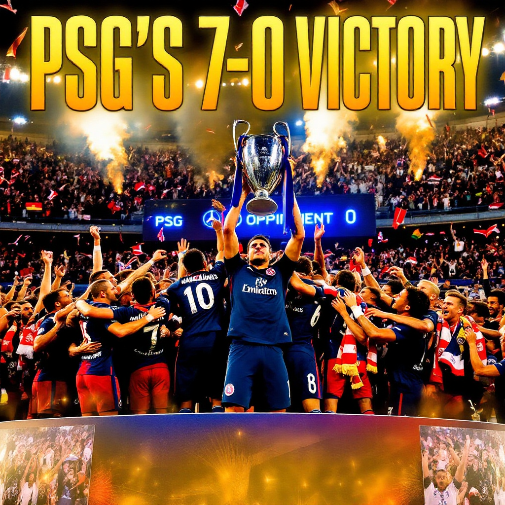 PSG의 7-0 대승! 챔피언스리그 8강 진출의 비결은? [UEFA 챔피언스리그] - IT AI Totality