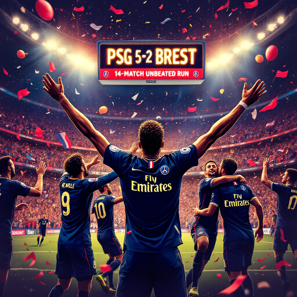 PSG, 뎀벨레 해트트릭으로 브레스트 5-2 격파…14경기 무패 행진 - IT AI Totality