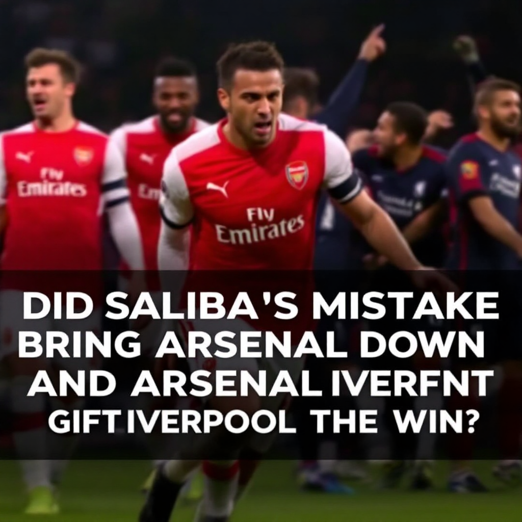Arsenal’s Collapse Due to Saliba’s Mistake: A Gift of Victory to ...