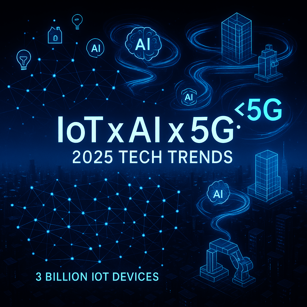 2025년 최신 IoT 기술 동향과 30억 장치 시대를 여는 AI·5G 융합 전략은? - IT AI Totality